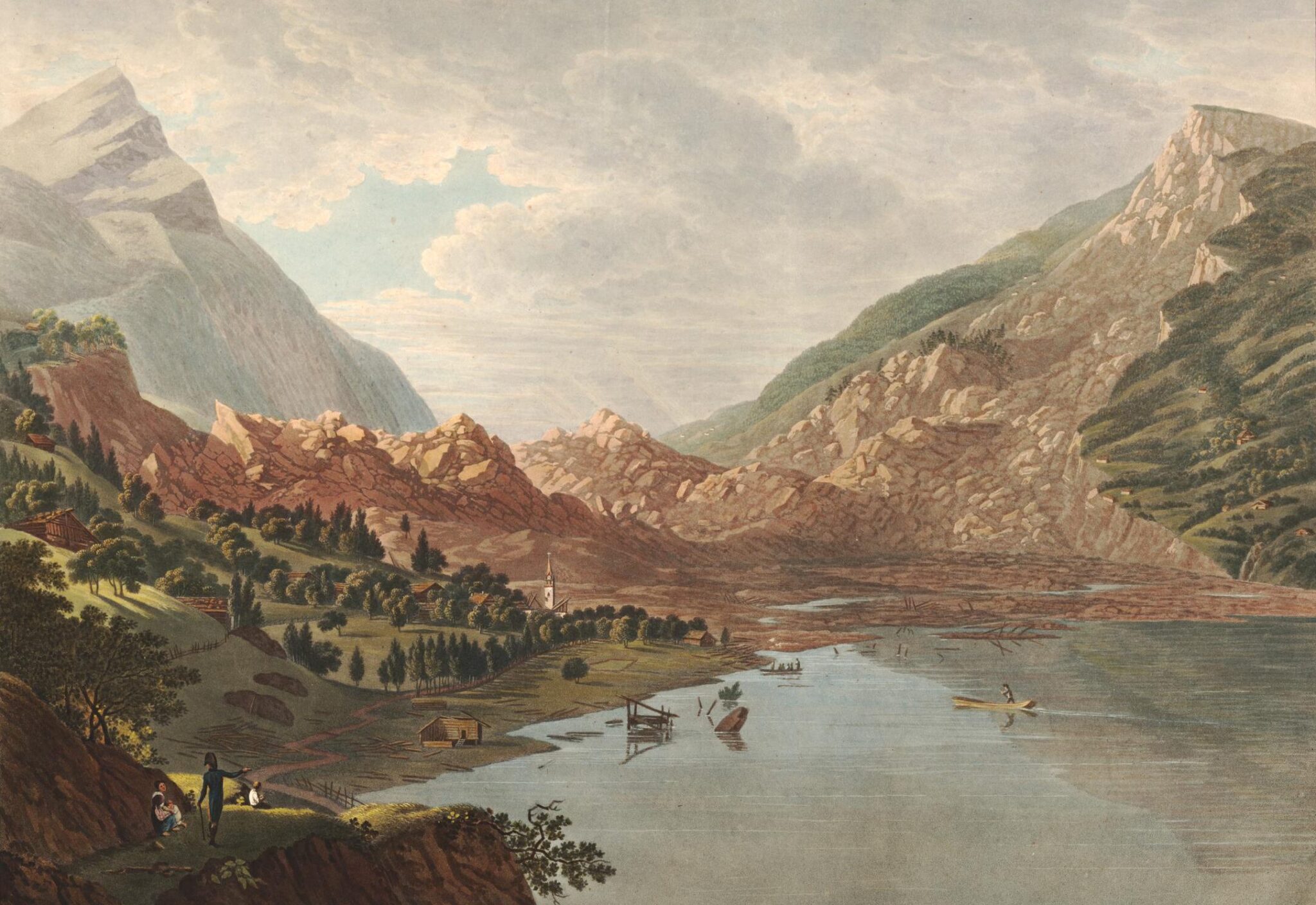 Der Bergsturz von 1806 - Lauerzer Geschichte